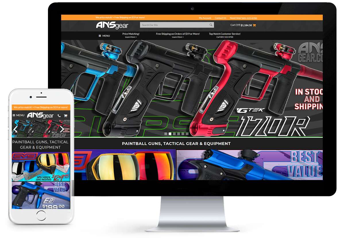 Showcase work for BigCommerce, Volusion, Shopify, Magento platforms